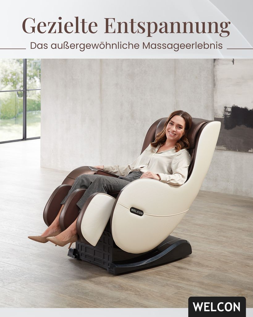 Masážne kreslo WELCON EASYRELAXX BEIGE / | Kaufland.sk