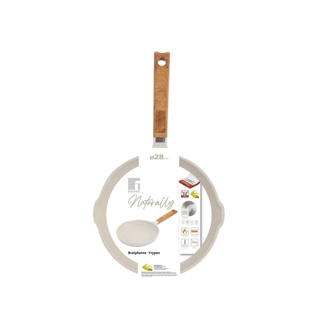 Bergner Naturally Bratpfanne Ø28x5,5cm mit | Kaufland.de