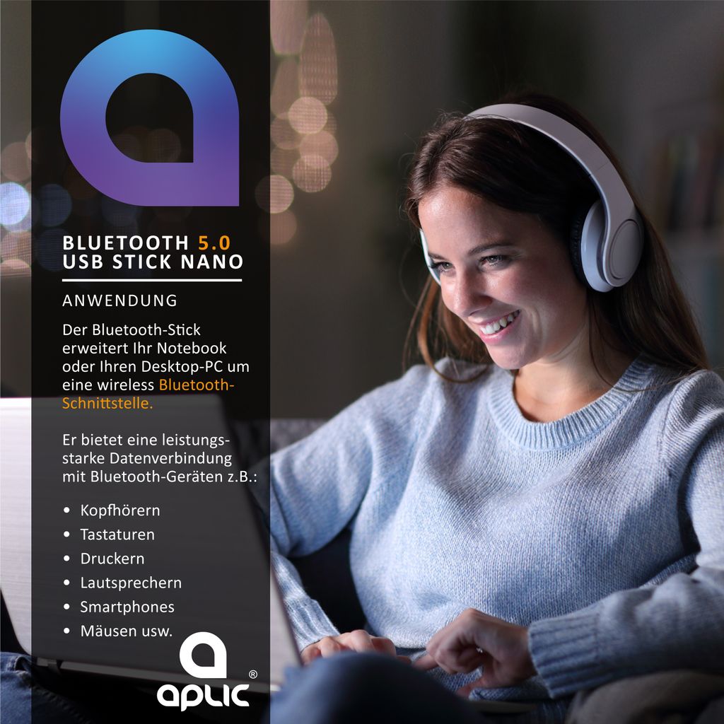 Aplic USB Bluetooth Stick Nano - BT V5.0 | Kaufland.sk