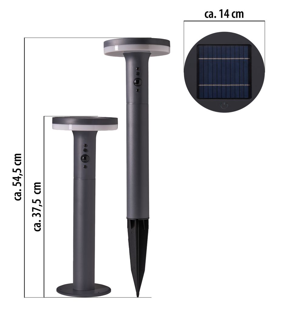LED Solar Wegleuchte mit Bewegungsmelder und | Kaufland.de