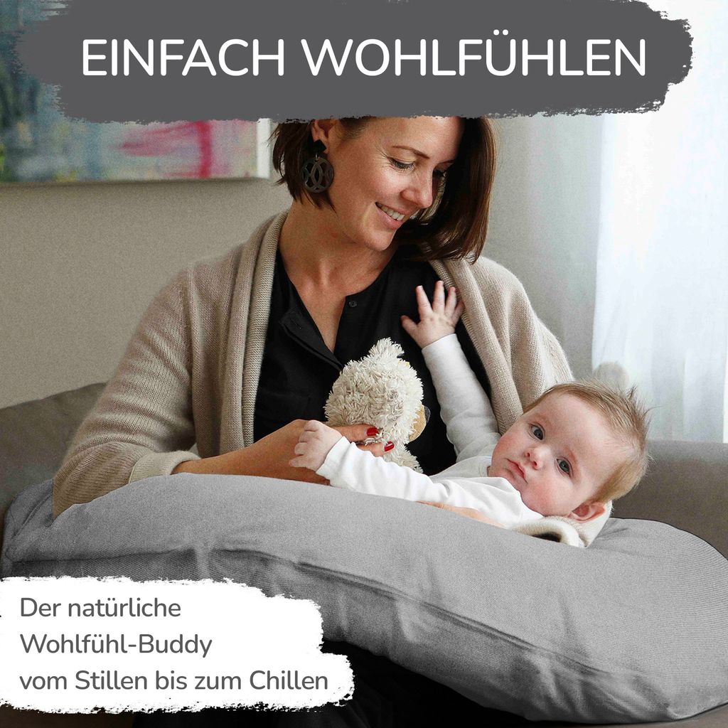 Minky Mooh XXL Stillkissen mit Kapok Füllung | Kaufland.de