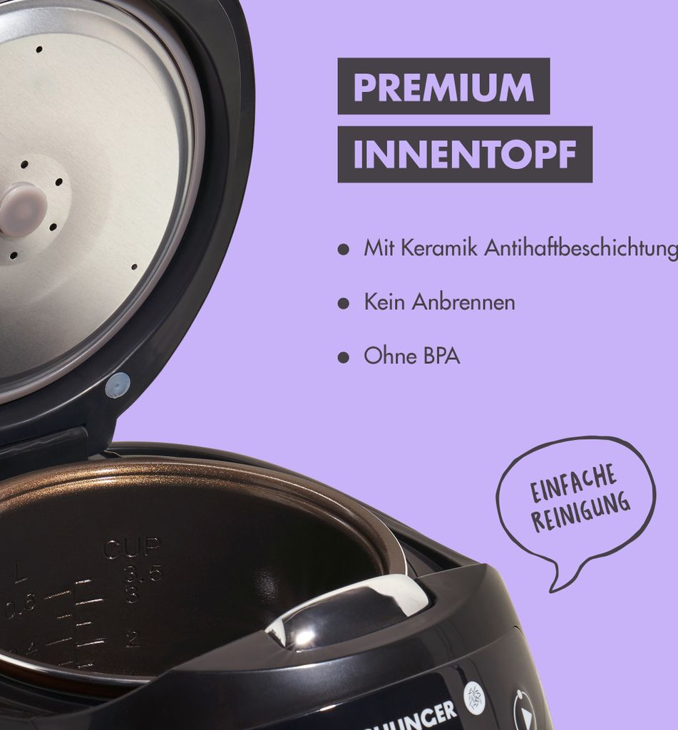 REISHUNGER Digitaler Reiskocher klein, | Kaufland.de