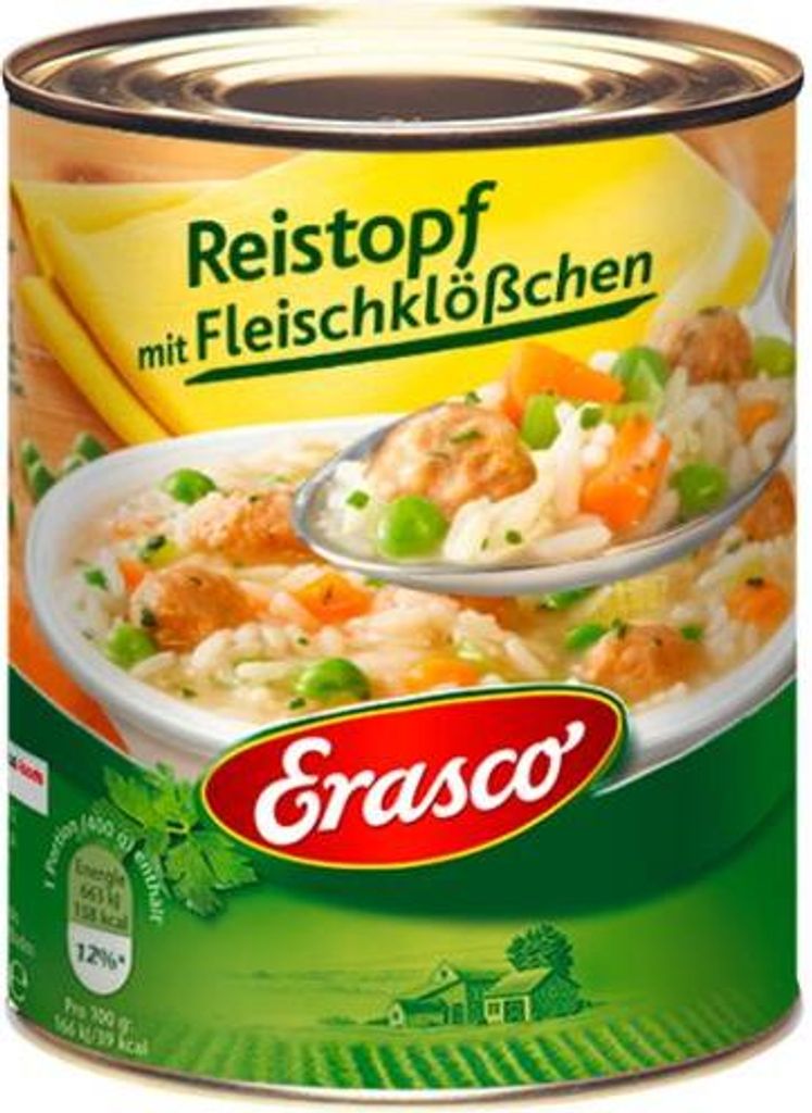Erasco Reistopf mit Fleischklößchen 800g | Kaufland.de