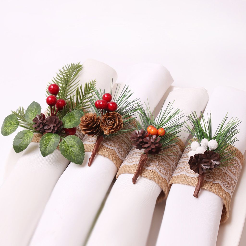 Kroužky na ubrousky z borovicové kuželky, | Kaufland.cz