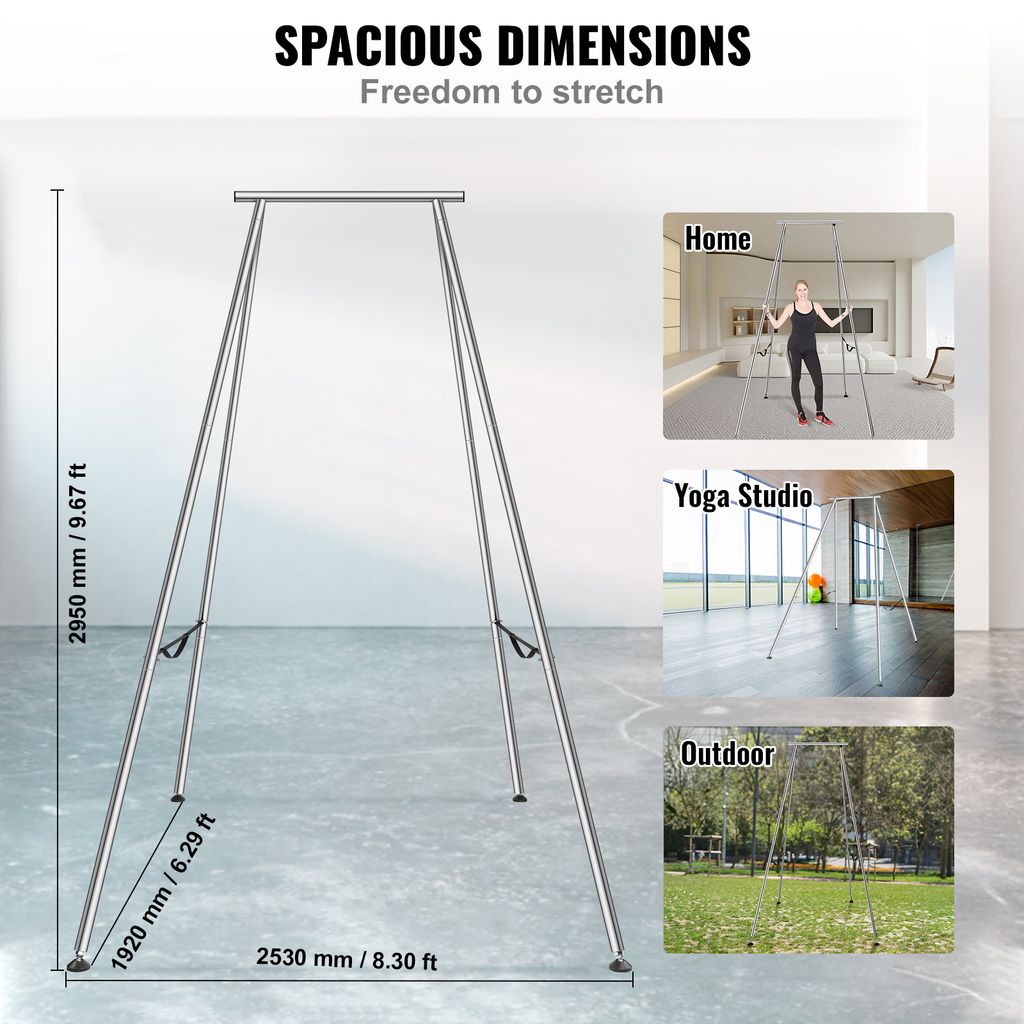 VEVOR Aerial Yoga Frame 253 x 192 x 295 cm, | Kaufland.sk