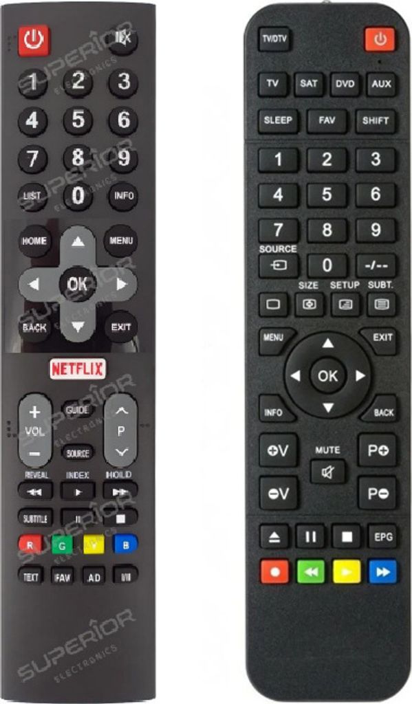 Ersatz Fernbedienung für OK TV ODL 32652H-TB und ODL