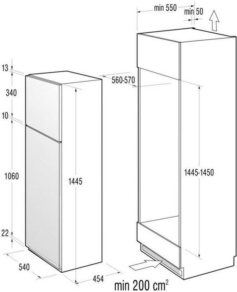 RFI 4152 P1 Einbau-Kühl-Gefrier-Kombination | Kaufland.de