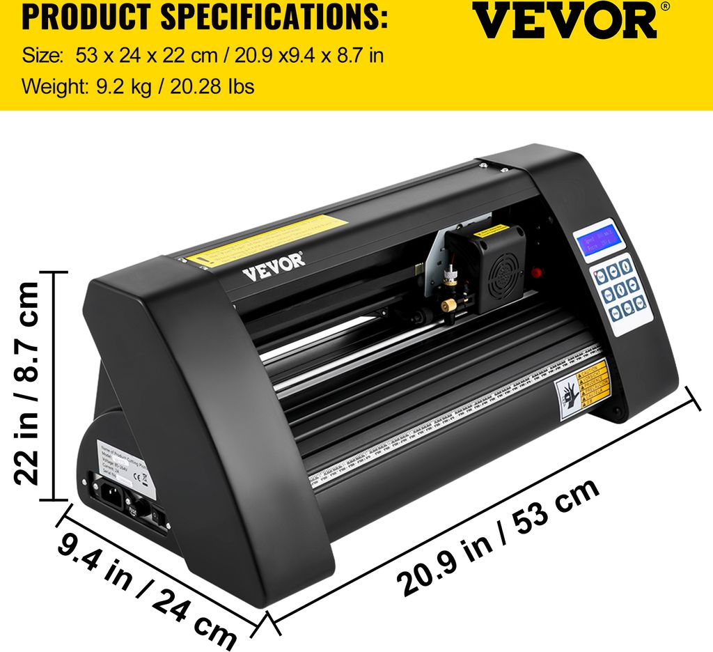 VEVOR Vinyl Schneideplotter 375 mm | Kaufland.de