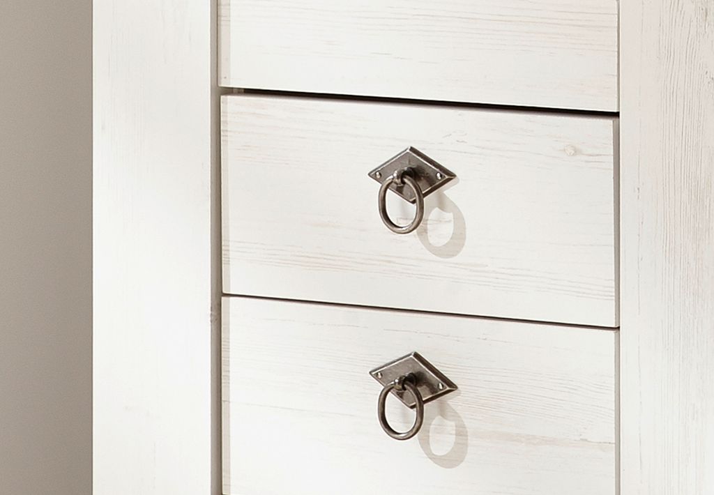 Highboard "Hemsby" in weiß Pinie und Eiche | Kaufland.de