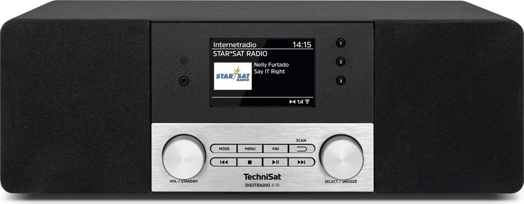 TechniSat DIGITRADIO 4 IR | DAB+/ UKW/ Internet-Radio mit