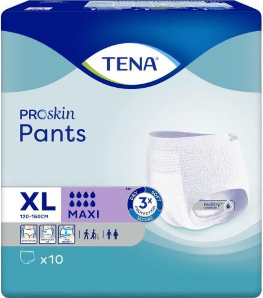 TENA - Pants Maxi XL - 10Stk. Inkontinenzeinlagen