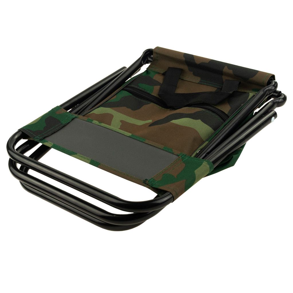 Skládací rybářská židle s taškou PIKE, hnědá | Kaufland.cz