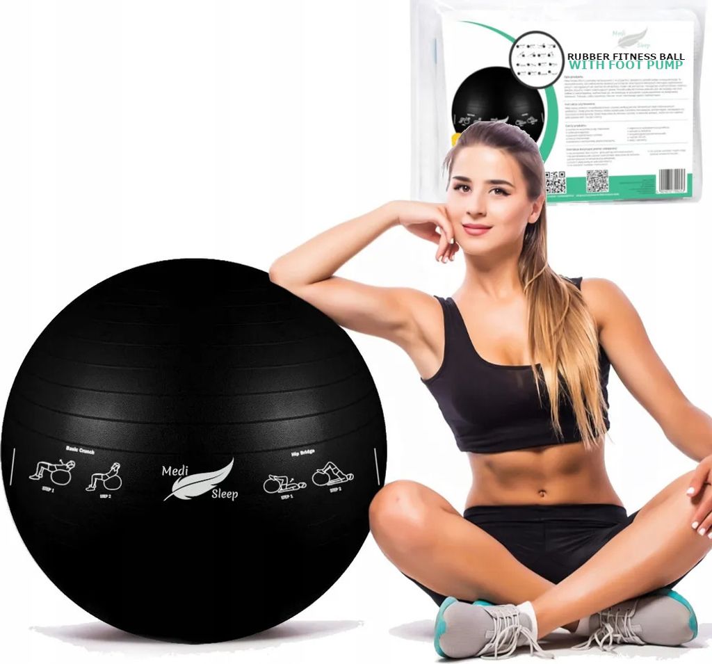 Gymnastikball 65 cm mit Luftpumpe - Sitzball, | Kaufland.de