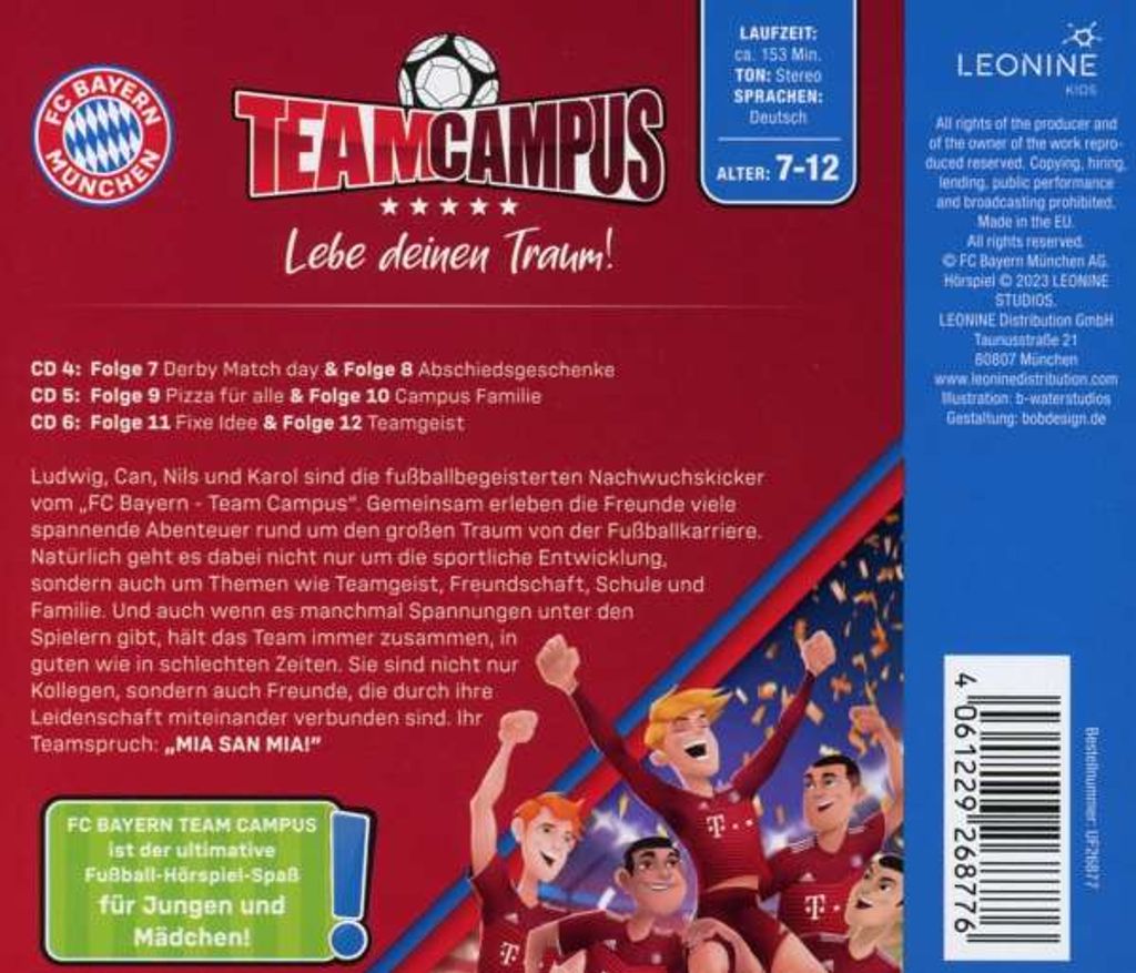 VERLAG: LEONINE DISTRIBUTION FC Bayern - Team | Kaufland.de