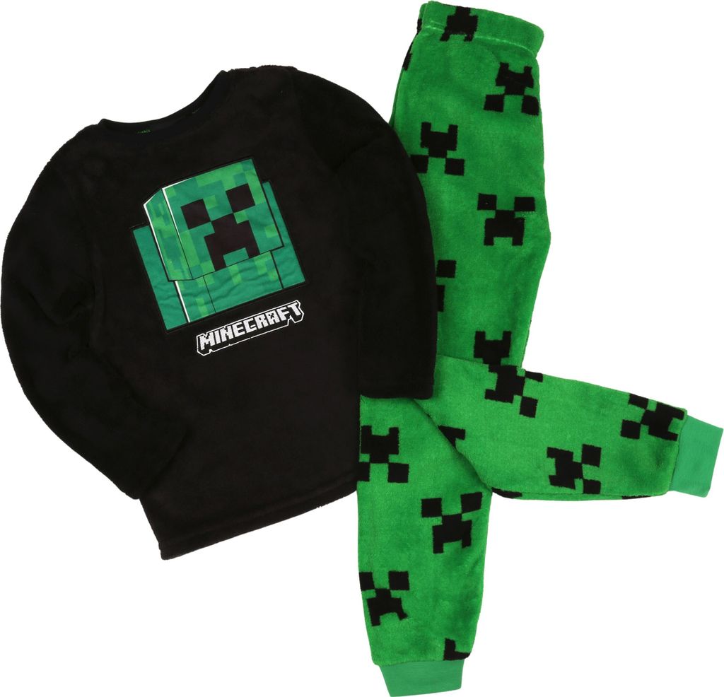 Minecraft Creeper Fleece Schlafanzug/Pyjama | Kaufland.de