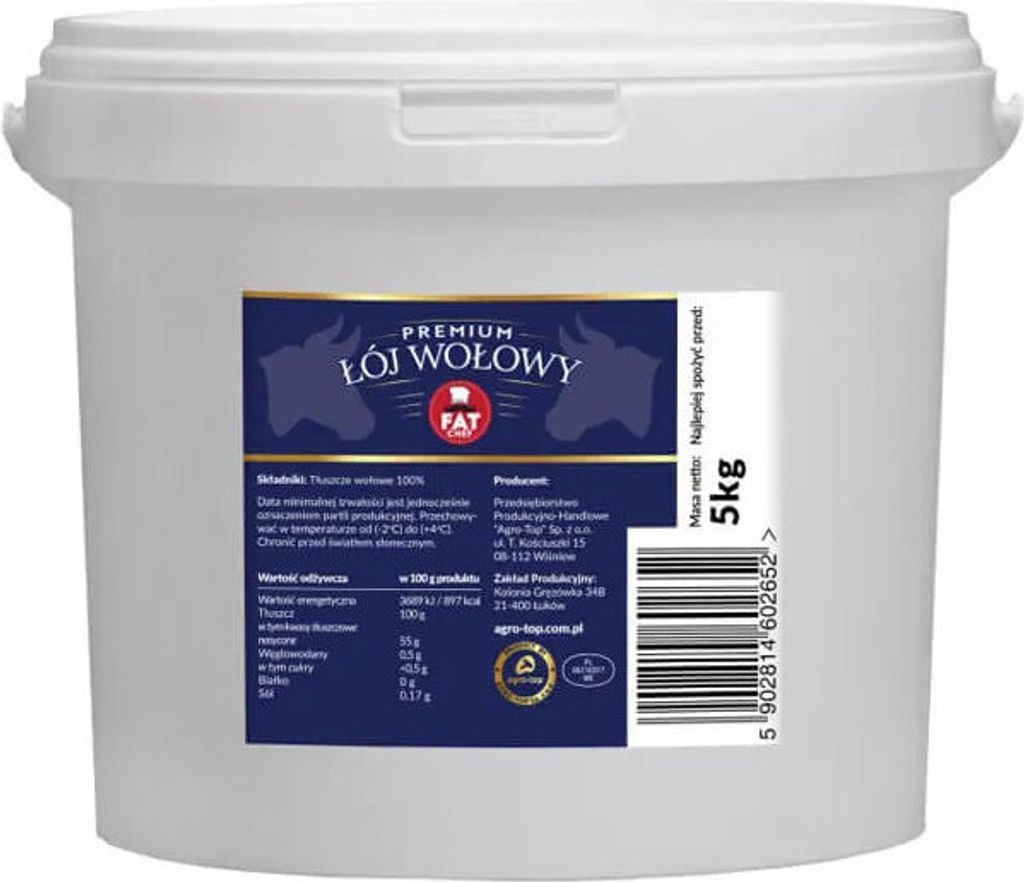 Premium-Rindertalg 5kg - Agro-Top Fleisch