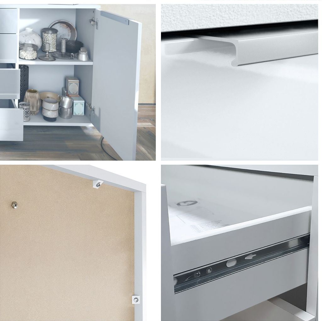 Vladon Sideboard Linio V2 166,5 x 72,5 x 35 | Kaufland.de