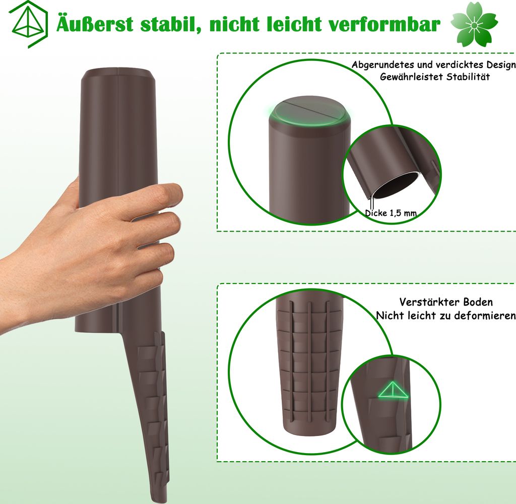 Sessamen-LP Rasenkante Kunstoff Holzoptik | Kaufland.de