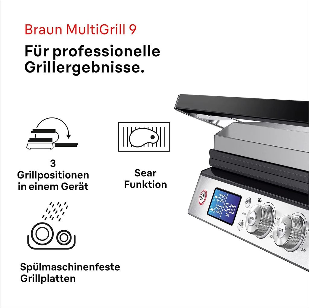 Braun MultiGrill 9 CG 9047 Kontaktgrill mit | Kaufland.de