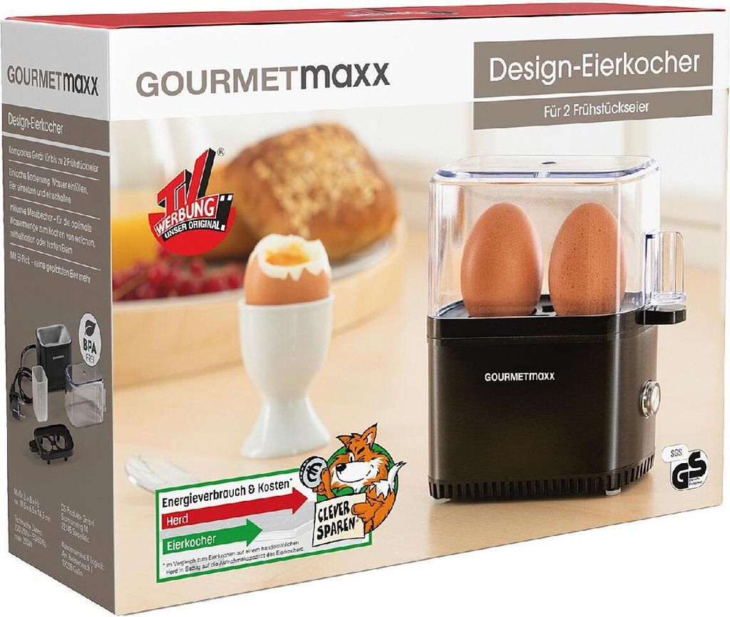 GOURMETmaxx Eierkocher Kompakt 2.0 - schwarz | Kaufland.de
