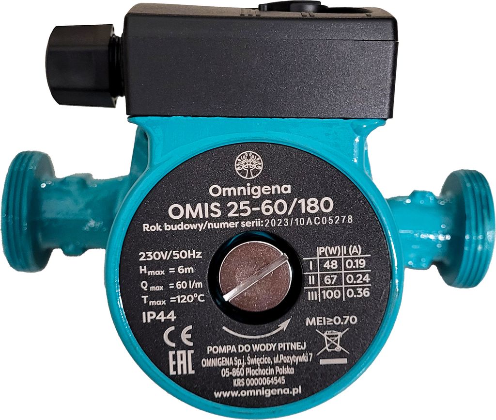 OMNIGENA Umwälzpumpe Omis 25-60/180 | Kaufland.de