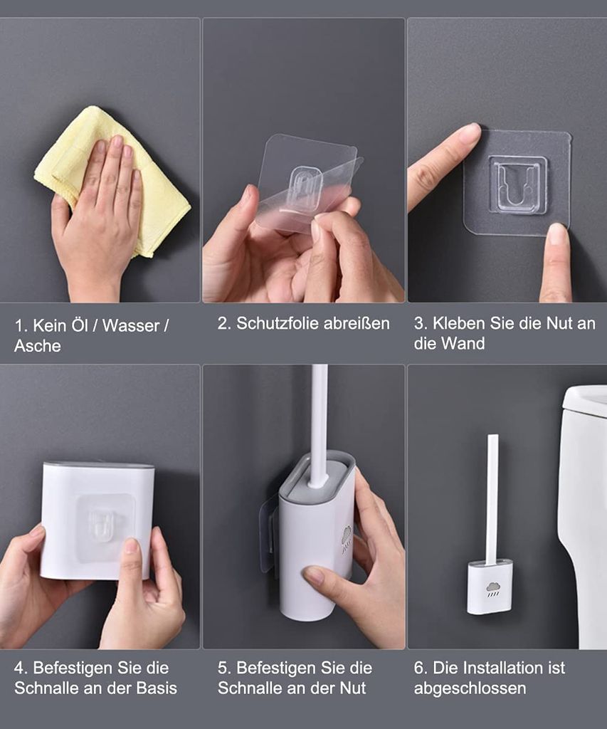 Toilettenbürste Silikon, Upgrade WC Bürste | Kaufland.de