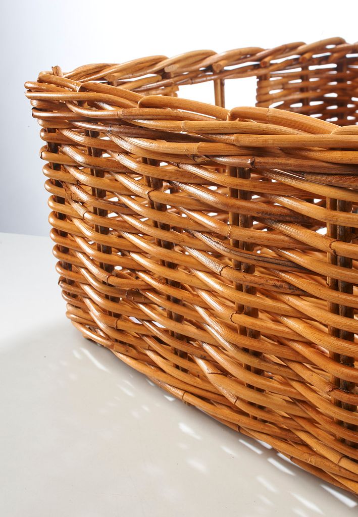 Regalkorb Rattan lacak eckig geflochten mit | Kaufland.de