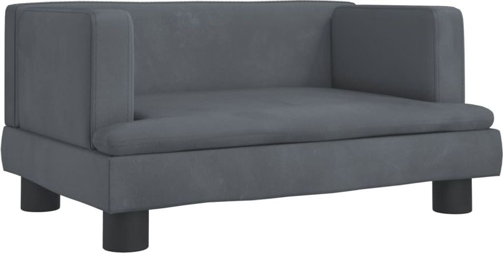 vidaXL Hundebett Dunkelgrau 60x40x30 cm Samt | Kaufland.de
