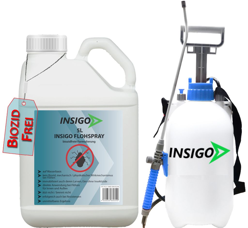 INSIGO BS 5L + 5L Sprüher Anti-Flohspray, | Kaufland.de