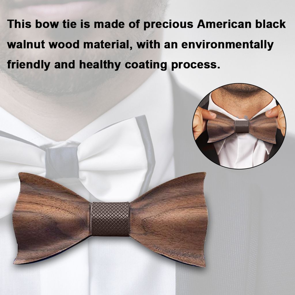 Holzfliege männer holz fliege klassische 3d | Kaufland.de