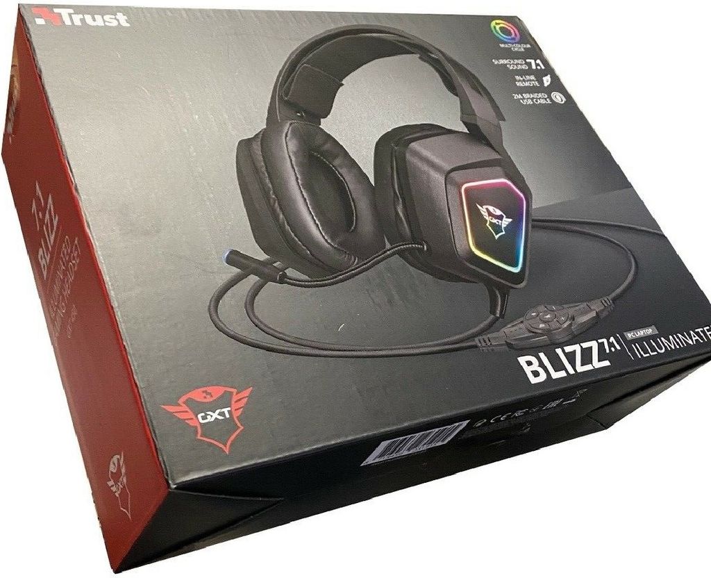 Trust GXT 450 Blizz RGB 7.1 Surround Wired | Kaufland.sk