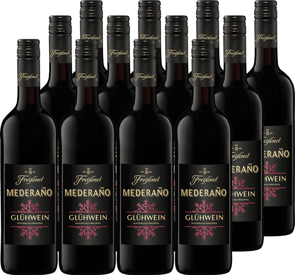 Mederaño Glühwein Rot (12x 0,75 l) inkl. 2 | Kaufland.de