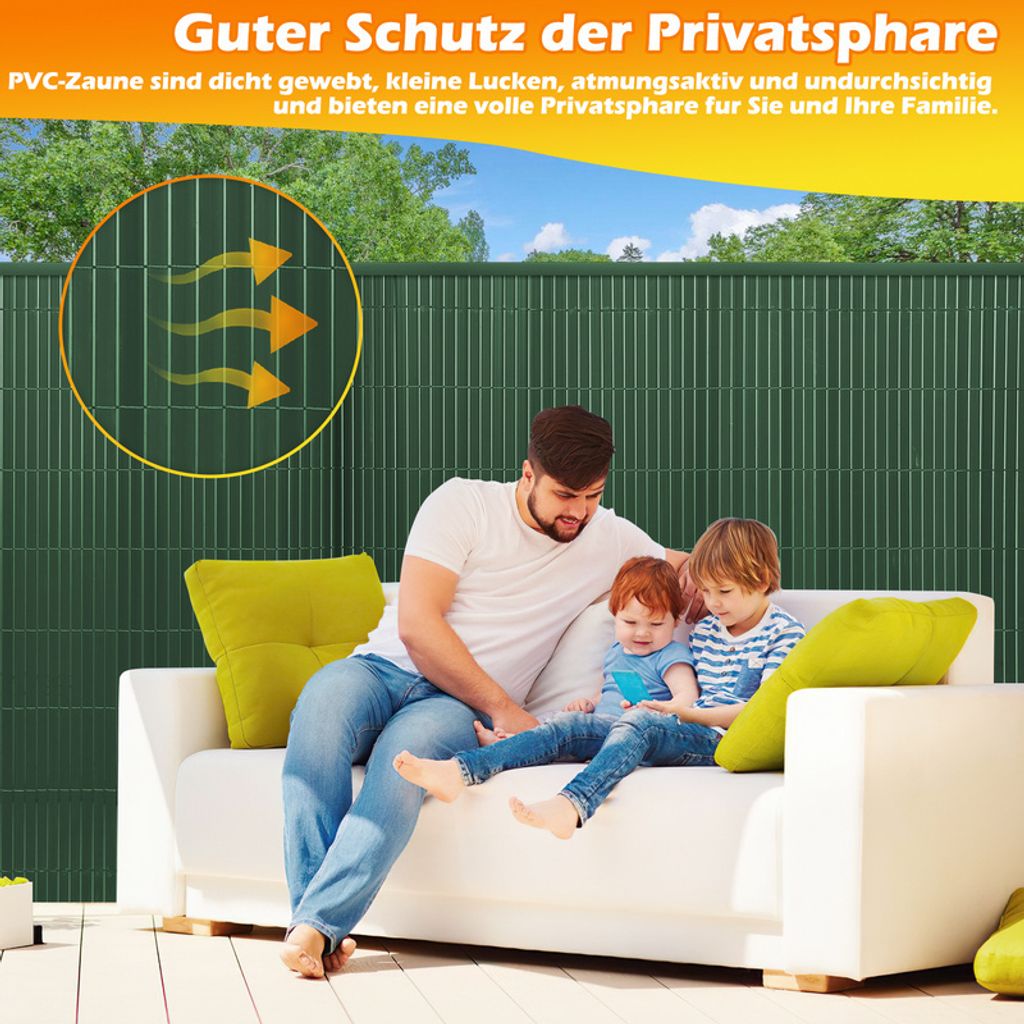 Yakimz Privacy Mat PVC Privacy Fence Green | Kaufland.cz