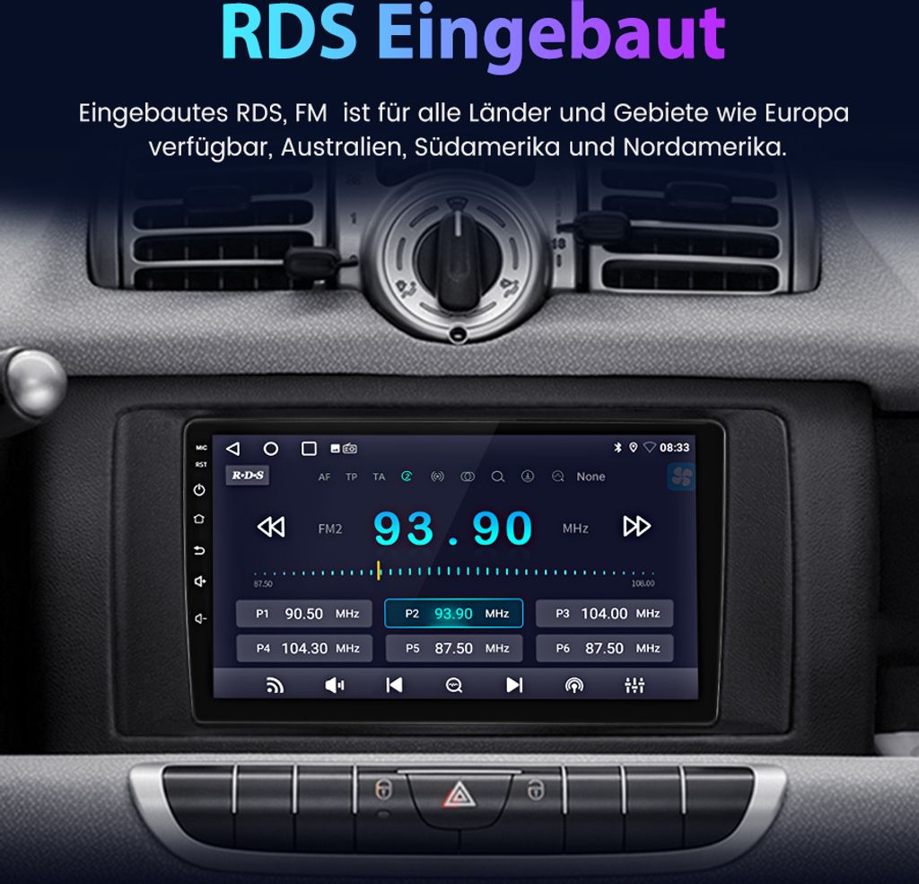 8-kern 4+64G Android12 4G Für Mercedes benz | Kaufland.sk