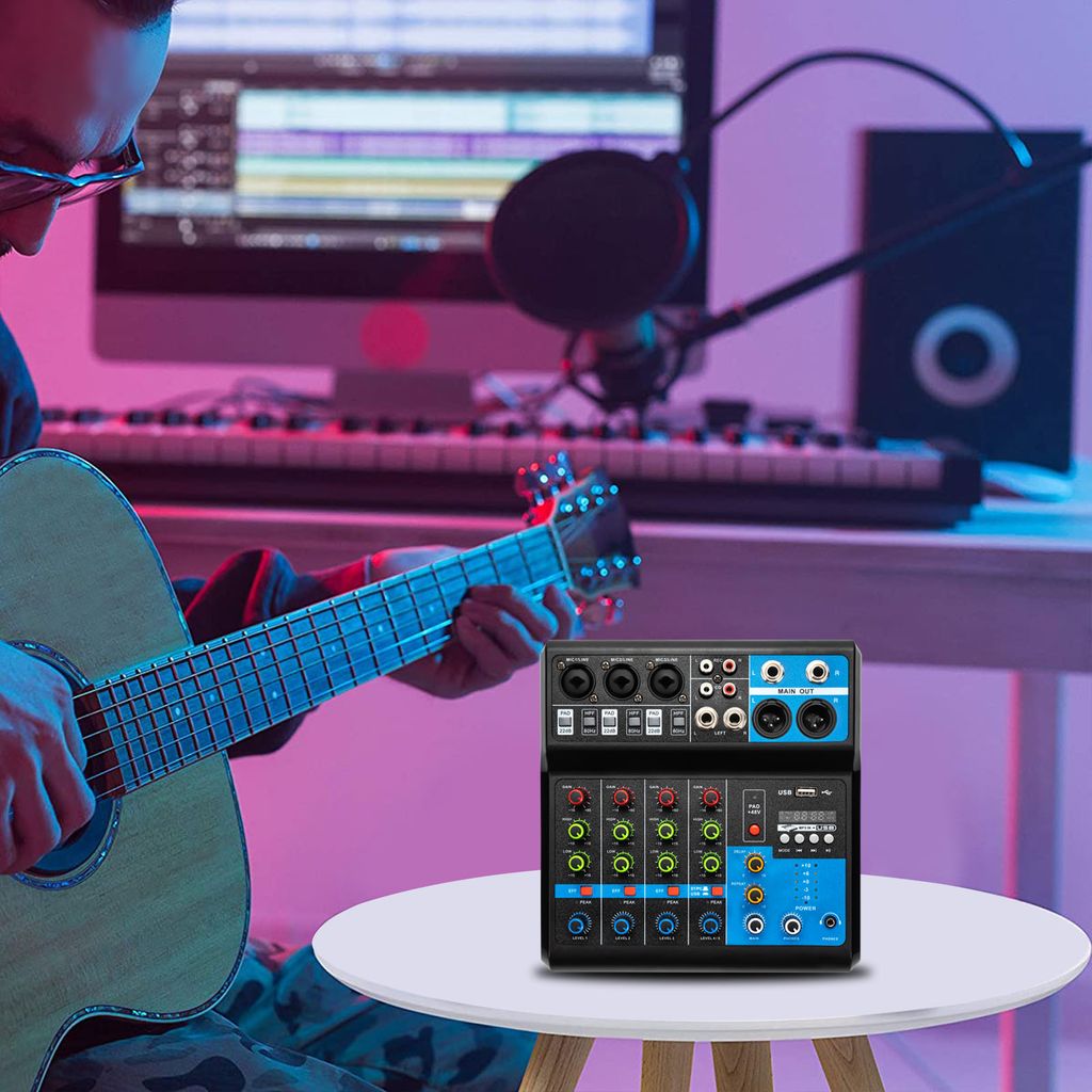 Mini Audio DJ Mixer Soundboard Console System | Kaufland.cz