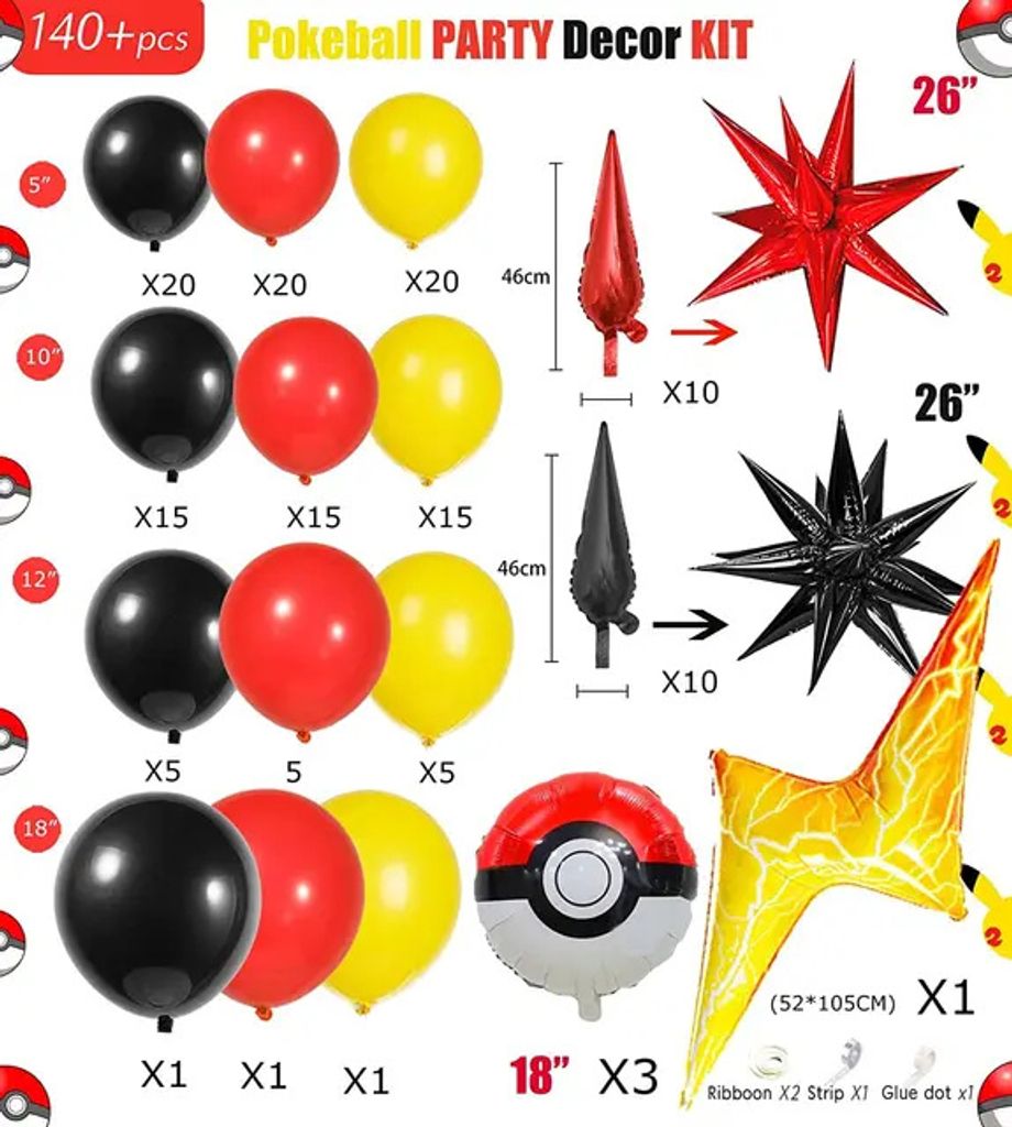 Pokemon Party Set Garland Pikatchu Dekorace | Kaufland.cz