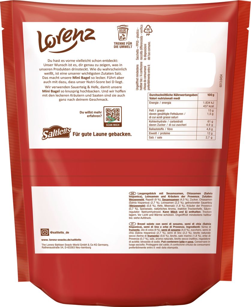 Lorenz Saltletts Mini Bagel (100g Packung) + | Kaufland.de