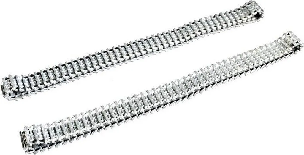 Rails métalliques rigides 48-080 en acier galvanisé anticorrosion