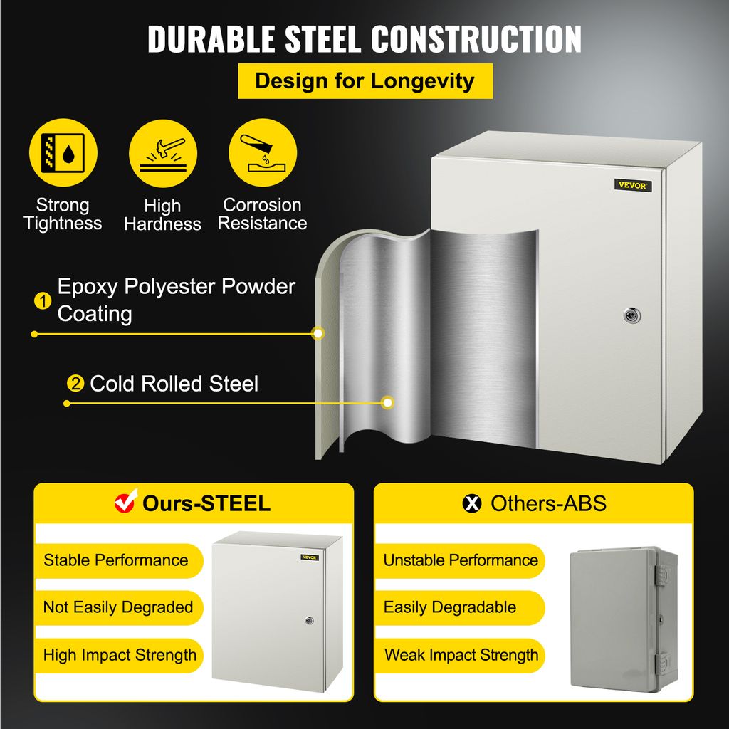VEVOR NEMA-Stahlgehäuse, 20 x 16 x 8\'\' NEMA | Kaufland.de