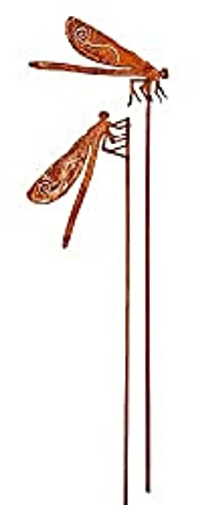 2 Deko Libellen Metallfiguren Garten Deko | Kaufland.de