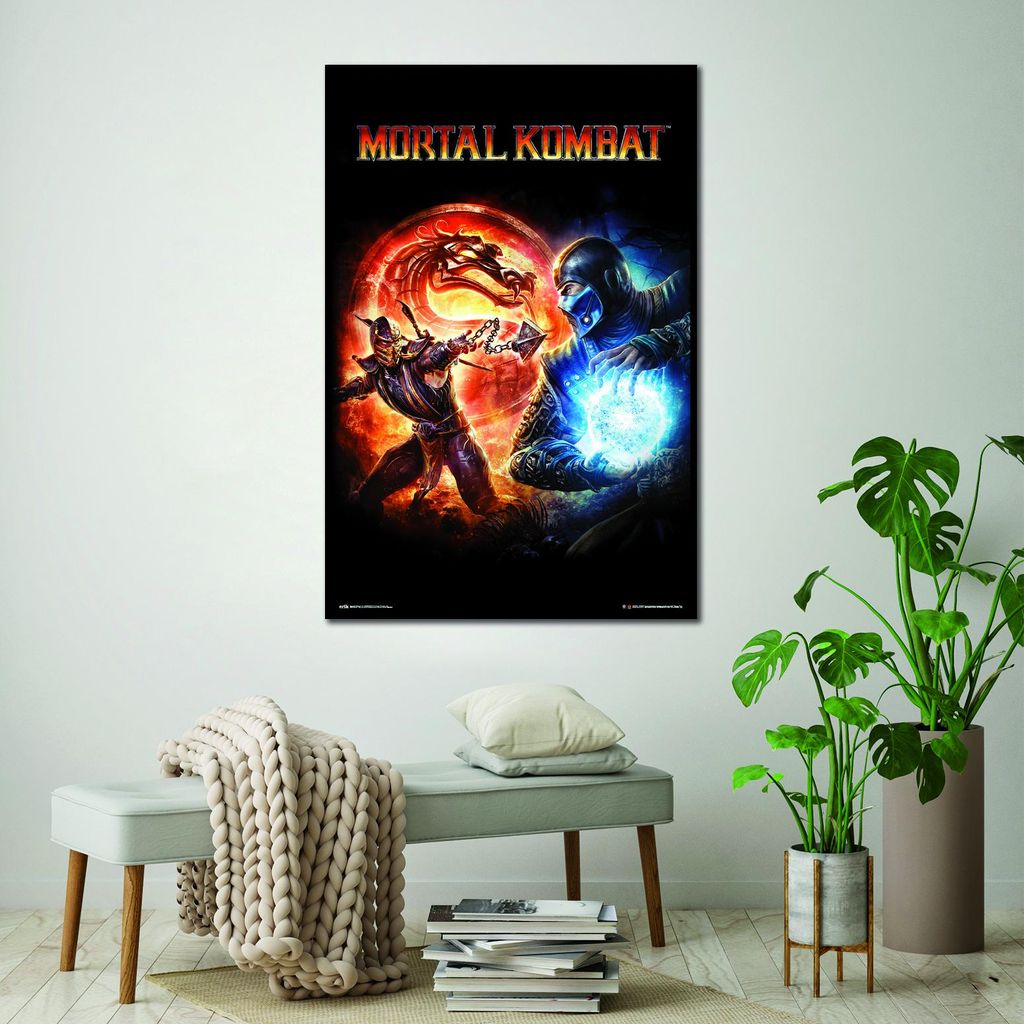 Mortal Kombat 9 Poster Ninjas & Dragon 91,5 x | Kaufland.de