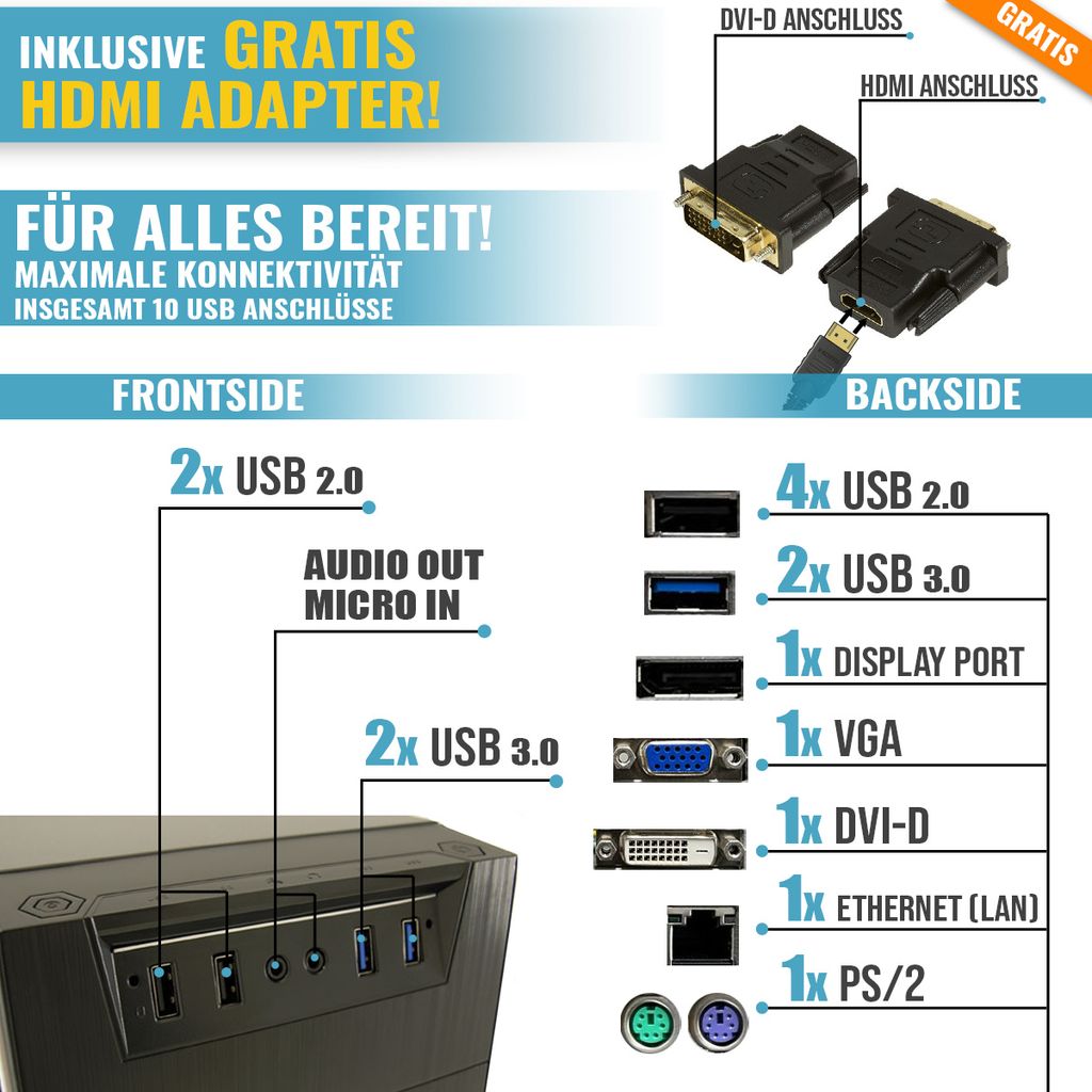 GREED® Basic PC - Počítač s procesorem Intel | Kaufland.cz