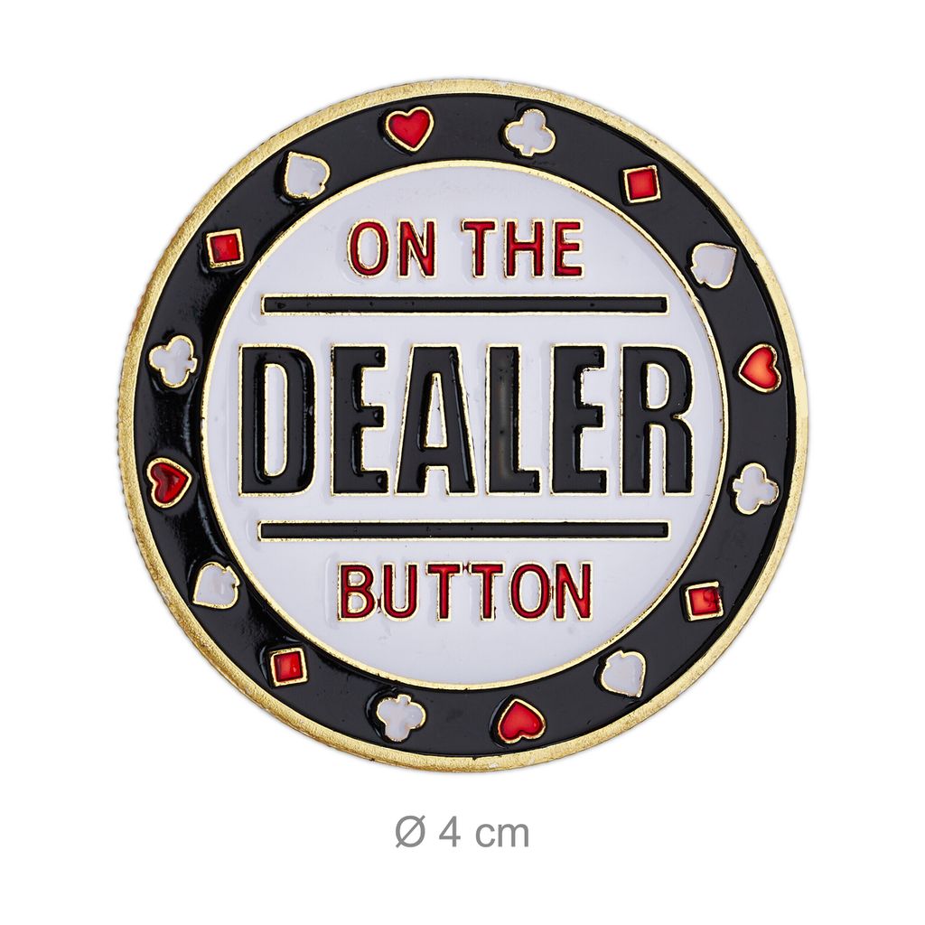 relaxdays Poker Button Set aus Metall | Kaufland.de