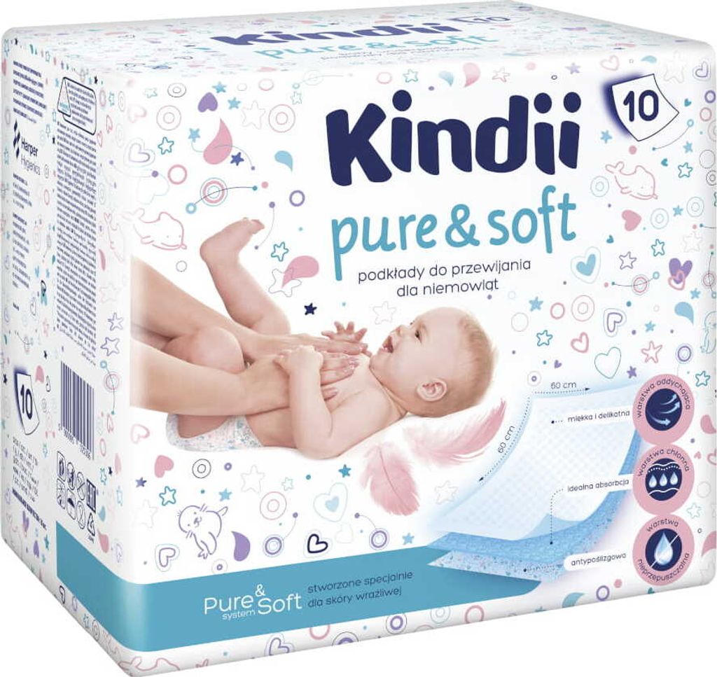 HARPER Kindi Pure&Soft Podkłady Jednorazowe | Kaufland.cz