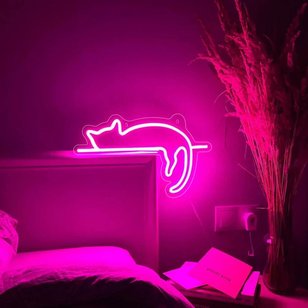 Katze Zimmer Deko, Neon Wandleuchte Led Wand | Kaufland.de