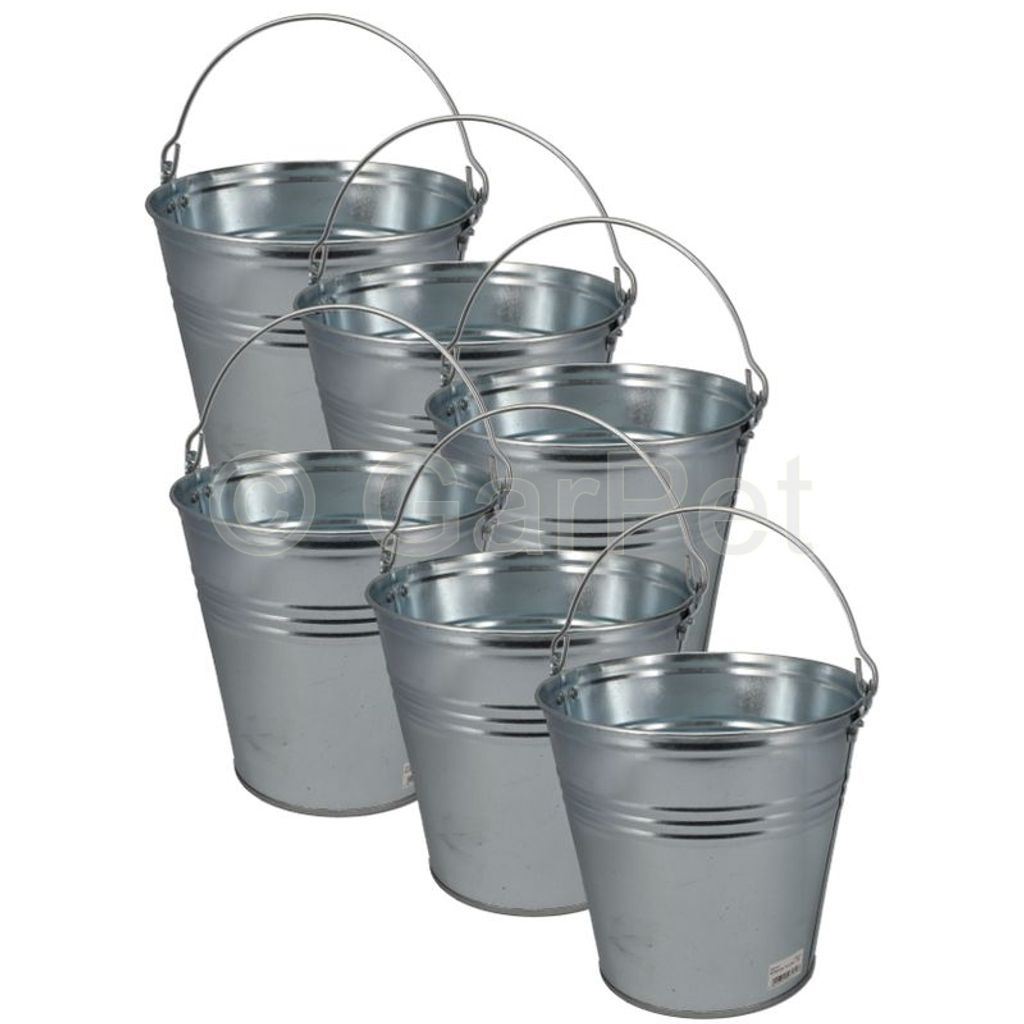 Zinkeimer 10 Liter 6 St. Blecheimer verzinkt | Kaufland.de
