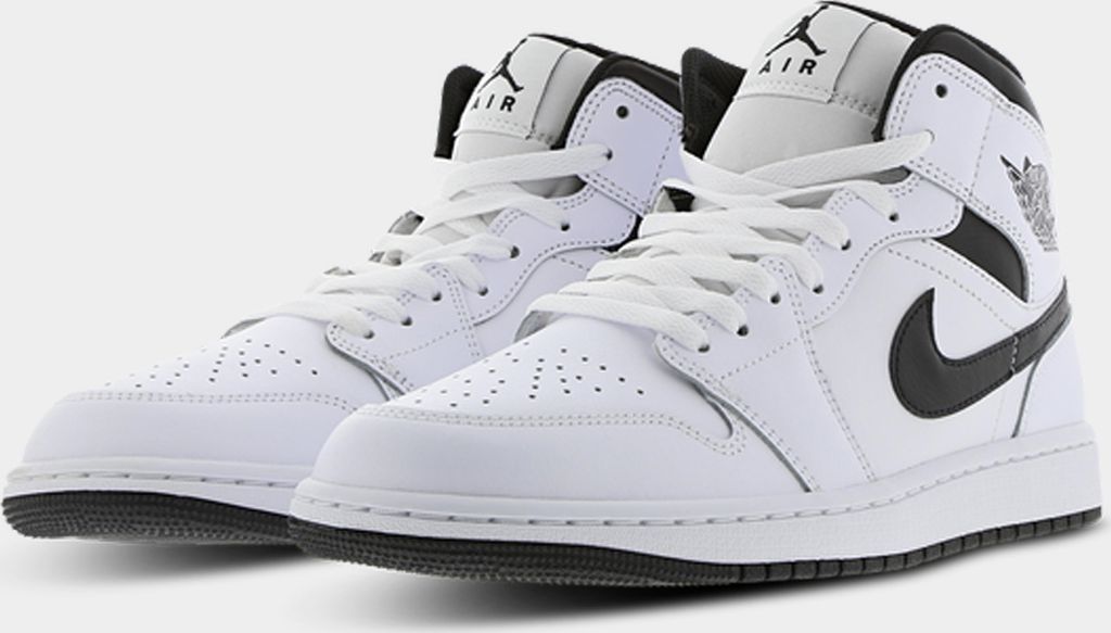 Nike Jordan 1 Mid White Black Reverse Panda - | Kaufland.cz