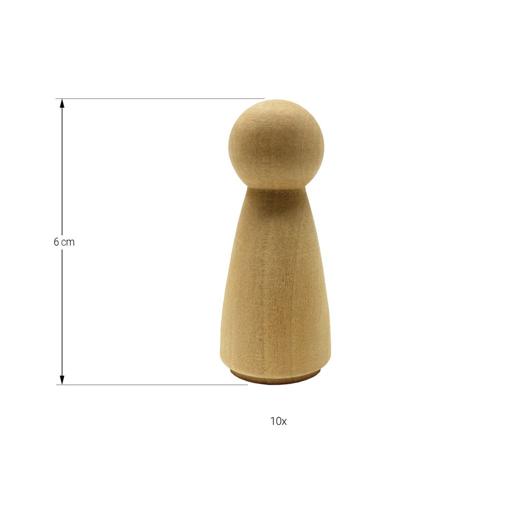 Oblique Unique 10 Holz Figuren zum Bemalen | Kaufland.de