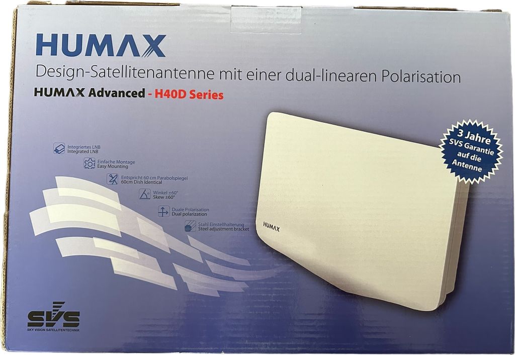 Humax FLAT H40D4 Quad Hellgrau SAT-Zubehör | Kaufland.de