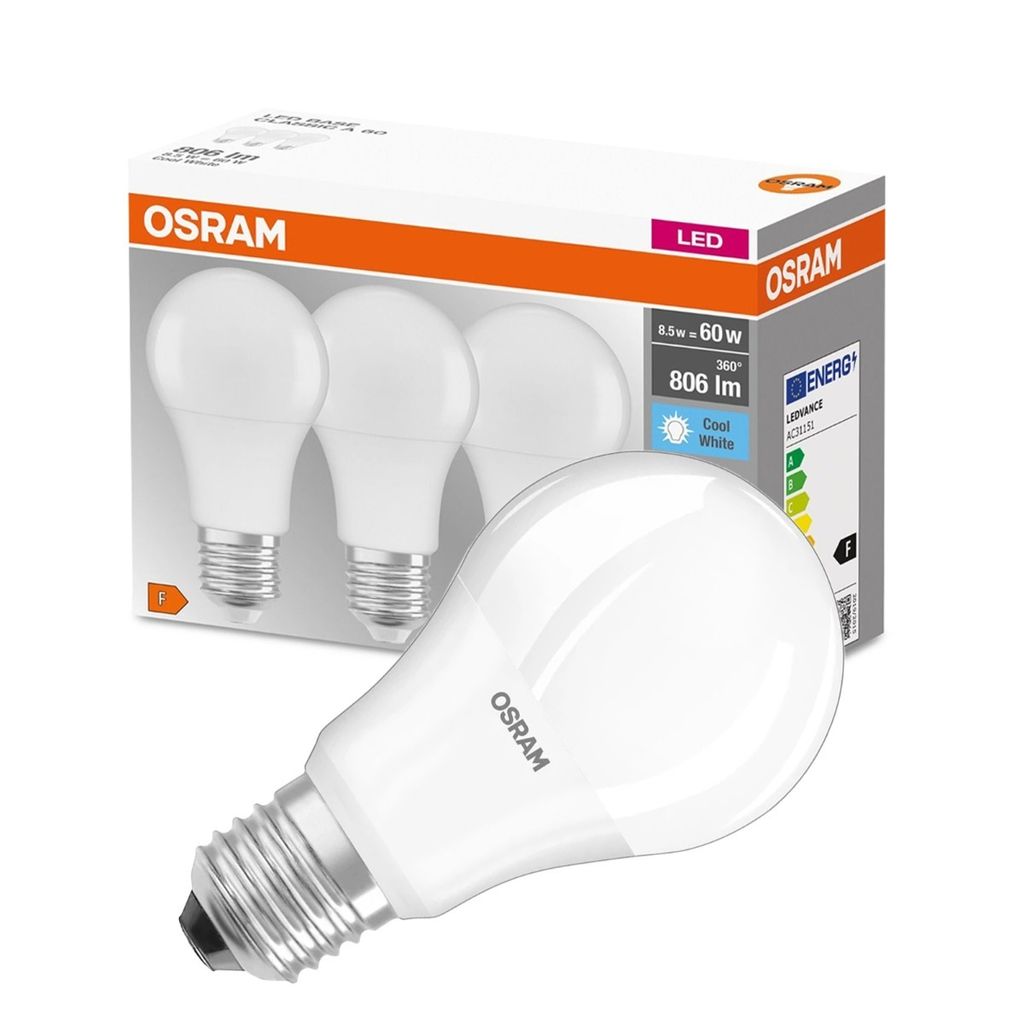 OSRAM LED Lampe BASE A60 8.5W E27 matt | Kaufland.de